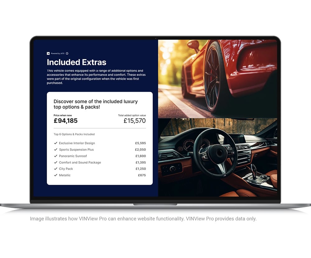 Introducing VINView Pro: Power your platform with fitted options data - JATO